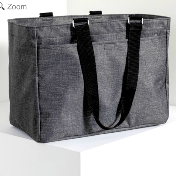 thirty-one | Bags | Charcoal Crosshatch Everyday Essentials Tote | Poshmark